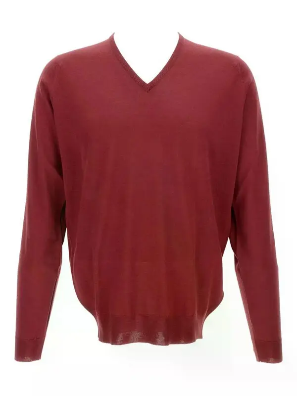 John Smedley V-neck Long-sleeve Sweater