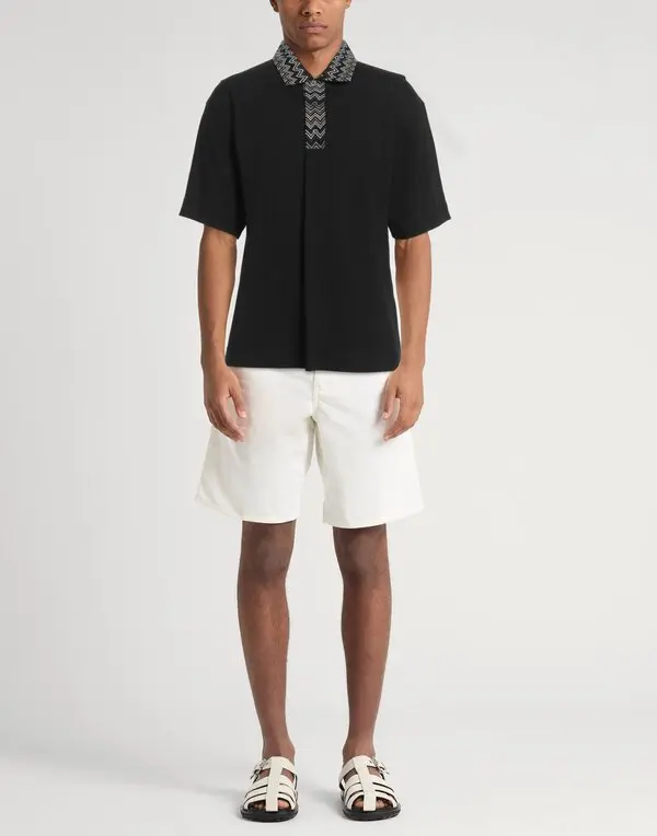 Missoni Polo Shirt Size Cotton - Black