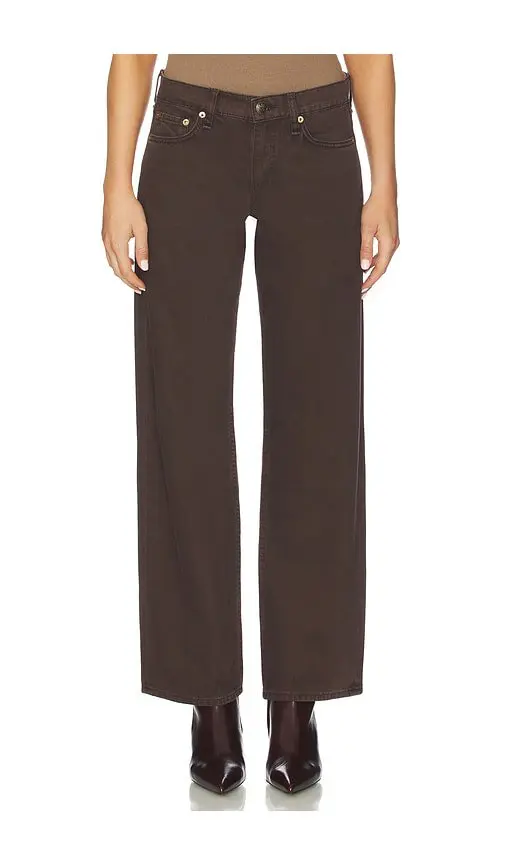 Rag & Bone Saige Low Rise Relaxed Straight Jeans