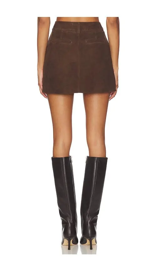 Giuseppe Di Morabito Suede Mini Skirt