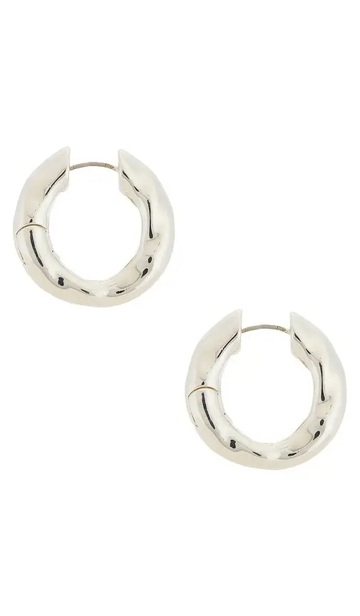 Ettika Liquid Luxe Medium Hoop Earrings