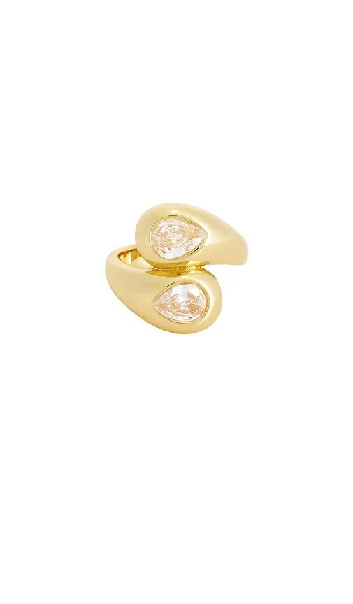 Ettika Radiant Gem Wrap Ring - Gold