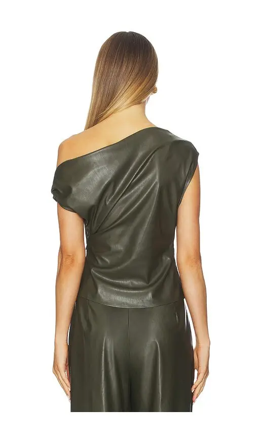 THE SEI Off Shoulder Top - Army