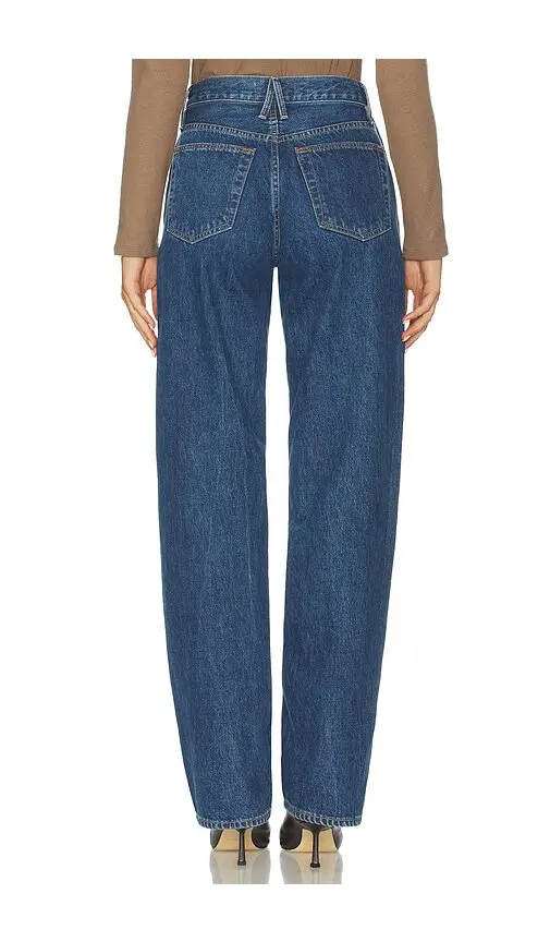 SLVRLAKE Cassie Chino Wide Leg Jeans - Blue