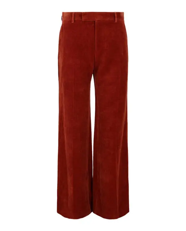 Gucci Velvet Flared Leg Pants