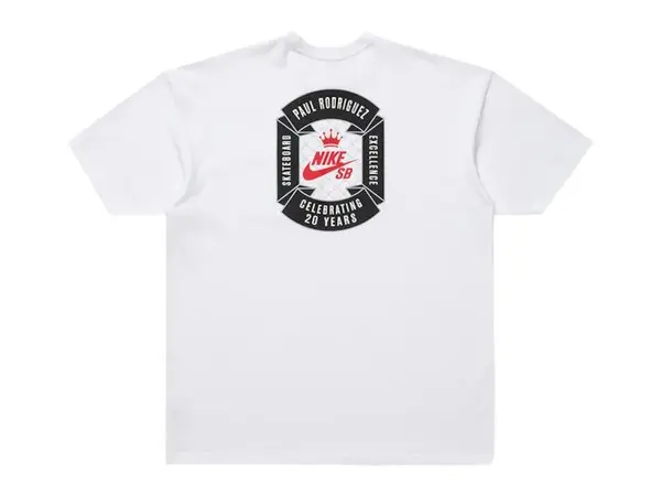 Nike Paul Rodriguez Max90 Skate T-shirt - White