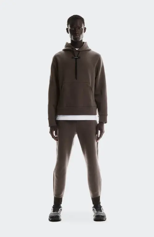 On Focus Technical Hoodie - Pebble