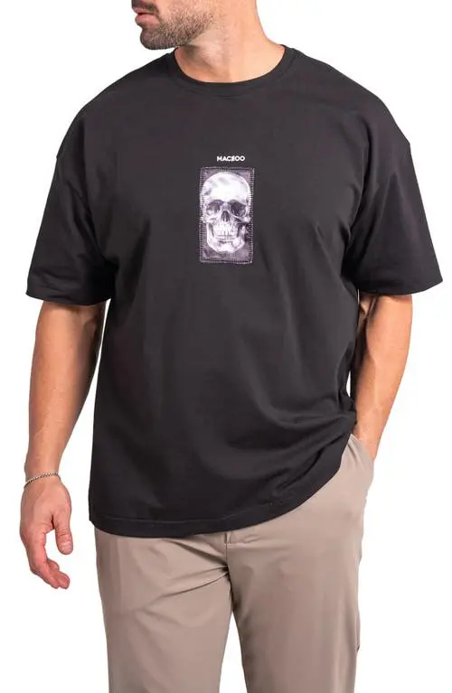 MACEOO Ascension Maison Appliqué Cotton Graphic T-shirt