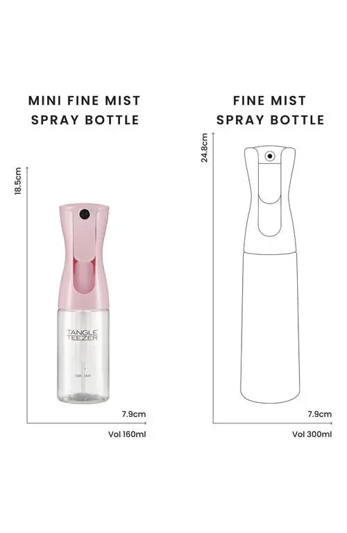 TANGLE TEEZER Mini Fine-mist Spray Bottle - Millennial Pink