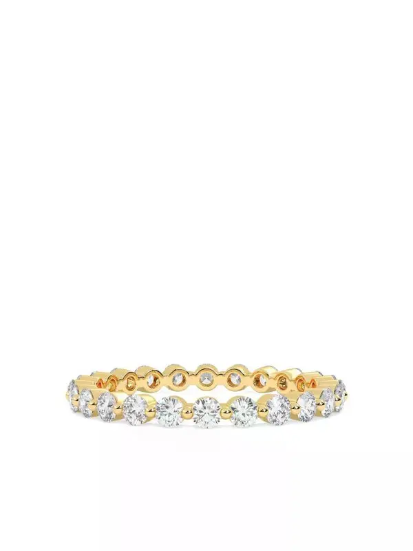 TILLA 14k Yellow Diamond Eternity Ring - Gold
