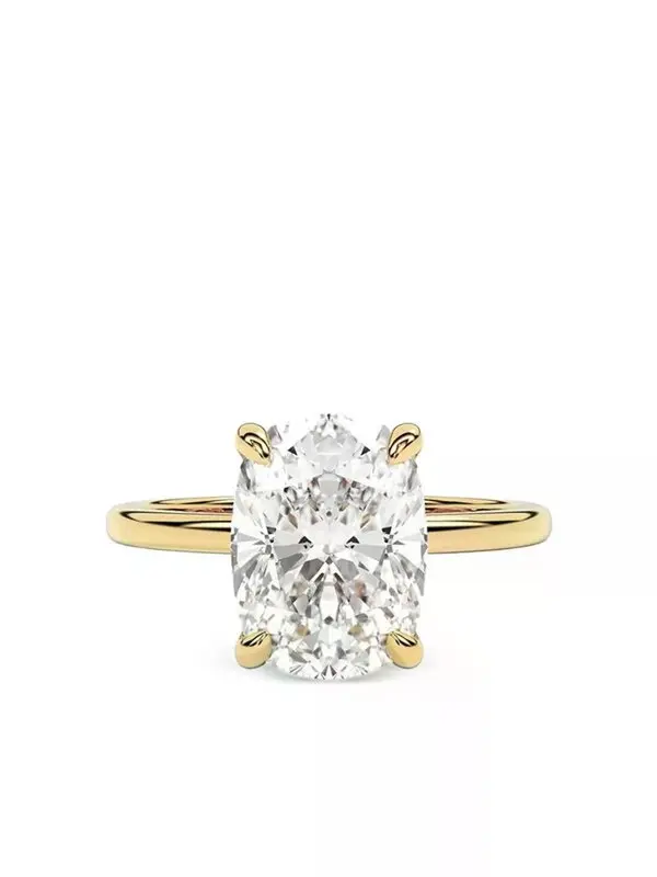 TILLA 14k Yellow 3ct Lab Grown Diamond Solitaire Ring - Gold