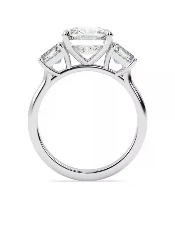 TILLA 14k White Gold Lab Grown Diamond Ring - Silver