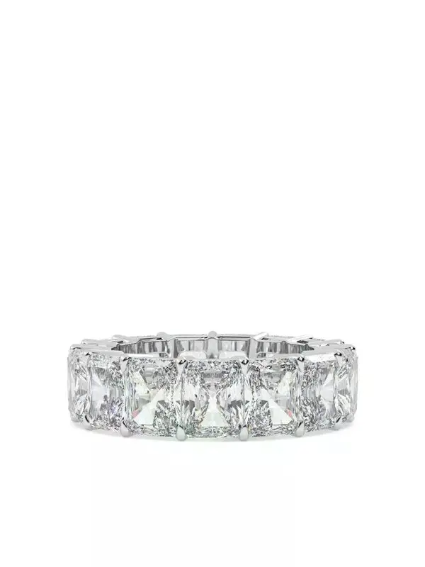 TILLA 14k White Gold Diamond Eternity Ring