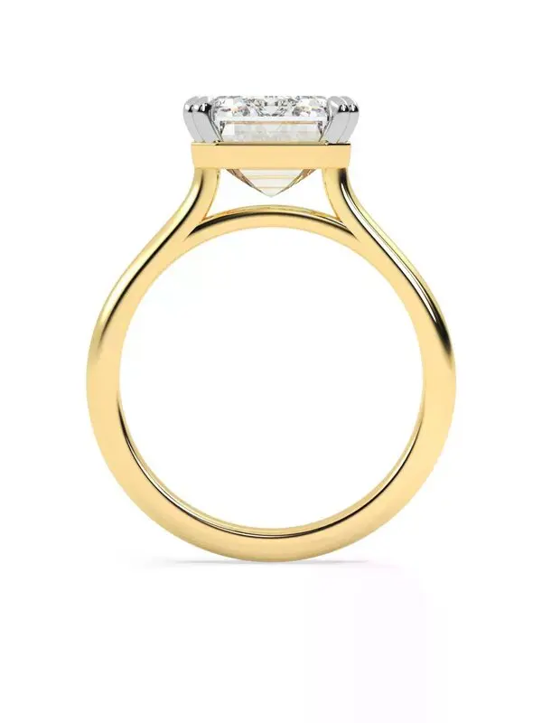 TILLA 14k Yellow Lab-grown Diamond Solitaire Ring - Gold