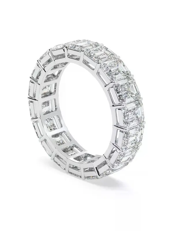 TILLA 14k White Gold Diamond Eternity Ring