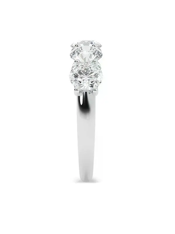 TILLA 14k White Gold Diamond Wedding Band