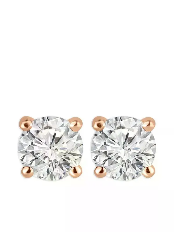TILLA 14k Rose Gold 1.5 Ct. T.w. Diamond Stud Earrings - Pink