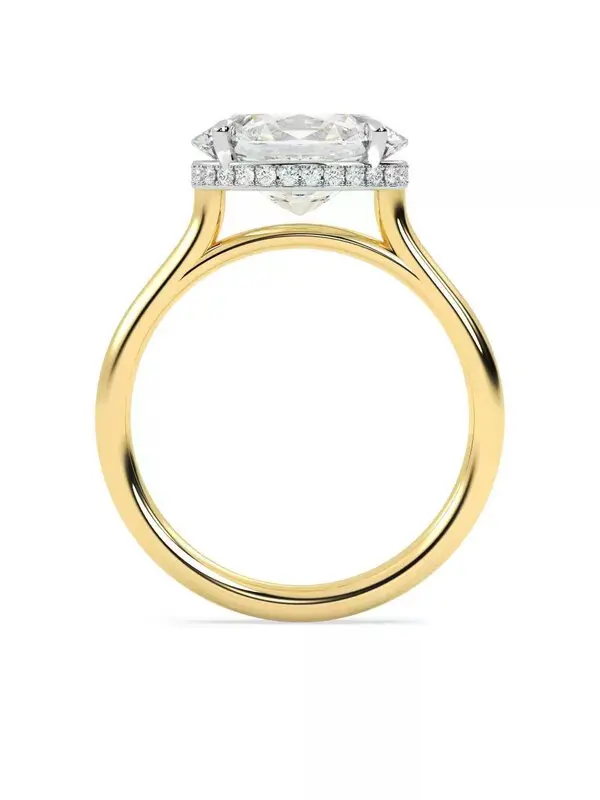 TILLA 14k Yellow Lab-grown Diamond Solitaire Ring - Gold