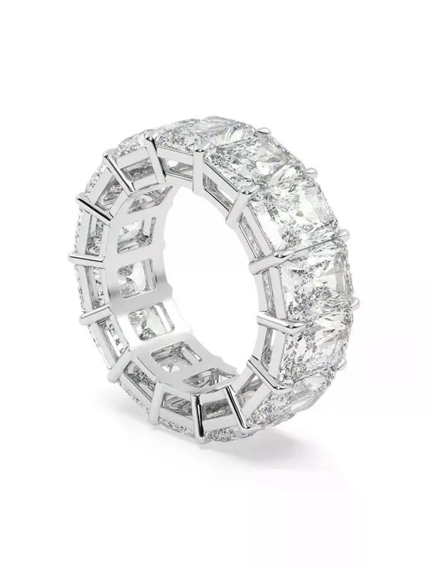 TILLA 14k White Gold 14.0 Ct. Diamond Eternity Ring