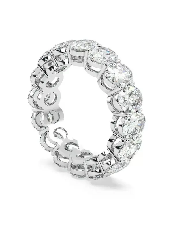 TILLA 14k White Gold Diamond Eternity Ring