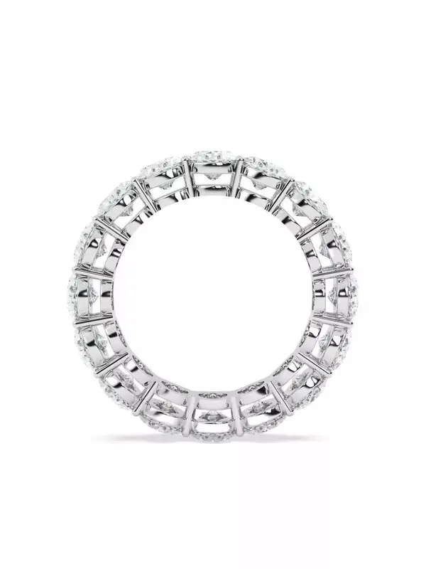 TILLA 14k White Gold Diamond Eternity Ring