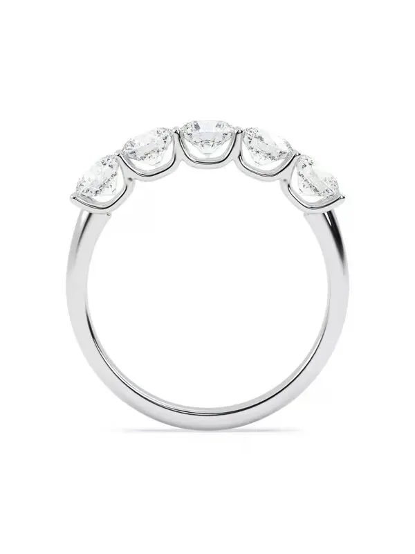 TILLA 14k White Gold 1.5 Ct. Diamond Wedding Ring - Silver