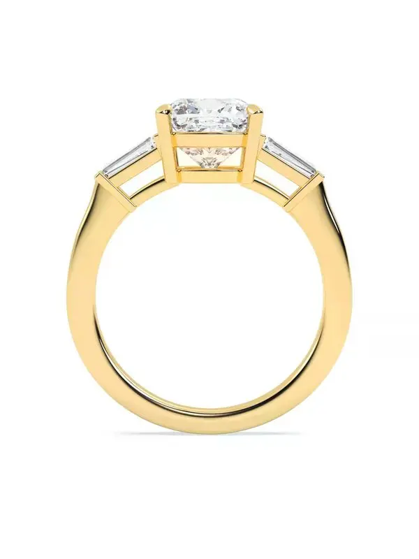 TILLA 14k Yellow Cushion Diamond Ring