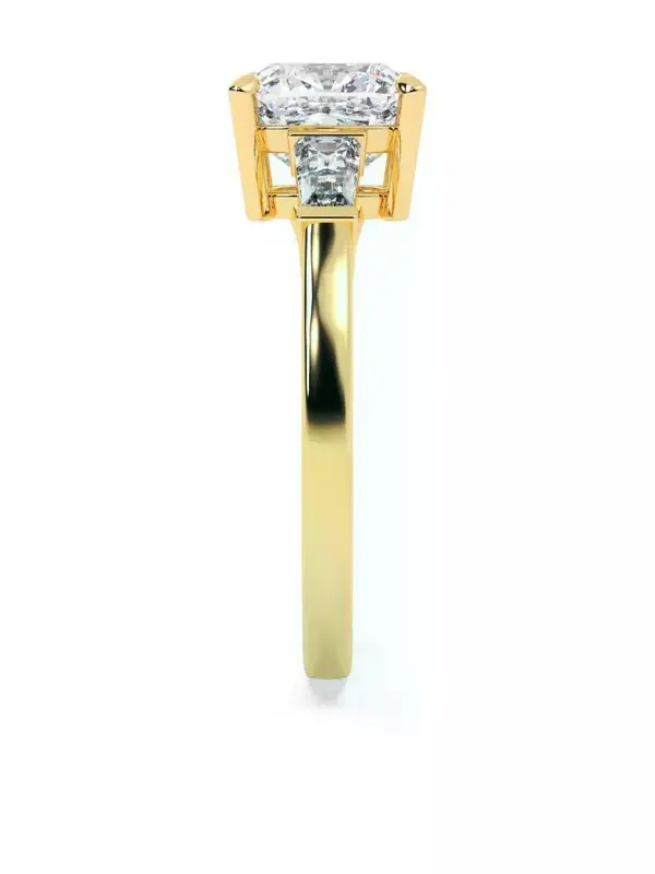 TILLA 14k Yellow Cushion Diamond Ring