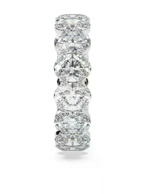 TILLA 14k White Gold 7.5ct Diamond Band Ring
