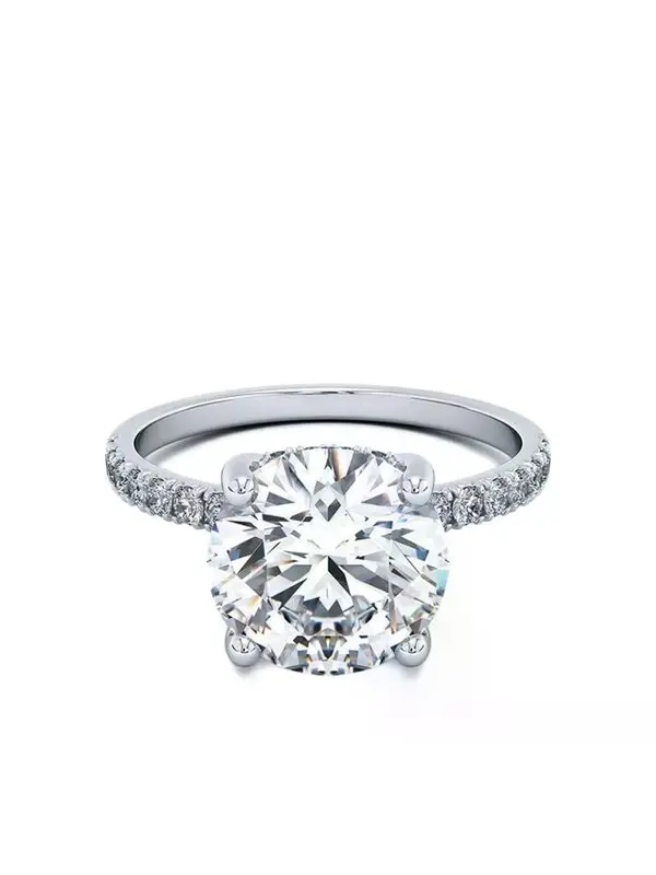 TILLA 14k White Gold Lab-grown Diamond Ring - Silver