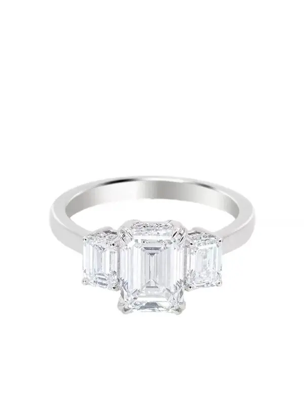 TILLA 14k White Gold Diamond Ring - Silver