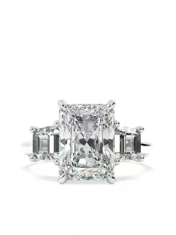 TILLA 14k White Gold Radiant Diamond Ring