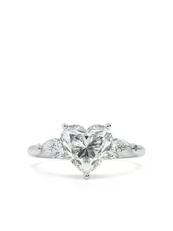 TILLA 14k White Gold Diamond Ring - Silver