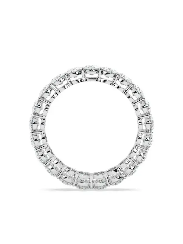 TILLA 14k White Gold 3.15 Carat Diamond Eternity Ring