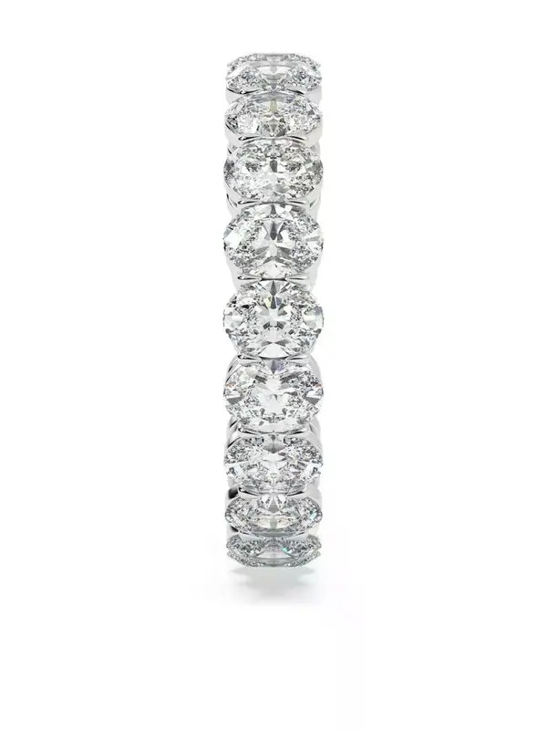 TILLA 14k White Gold 3.15 Carat Diamond Eternity Ring