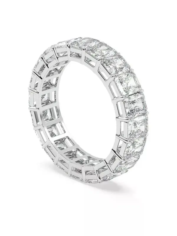 TILLA 14k White Gold Diamond Wedding Band Ring