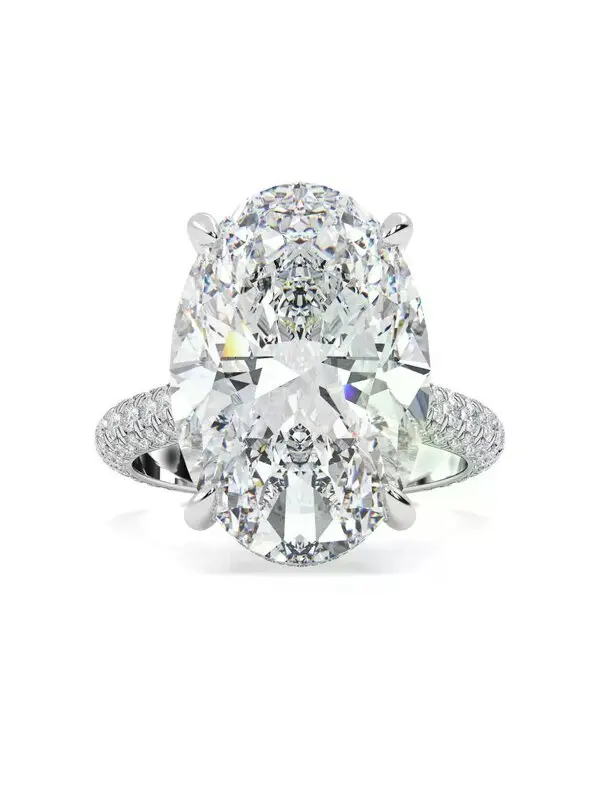 TILLA 14k White Gold Diamond Ring - Silver