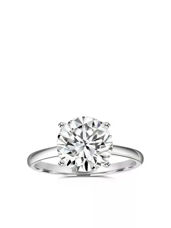 TILLA 14k White Gold Diamond Solitaire Ring - Silver