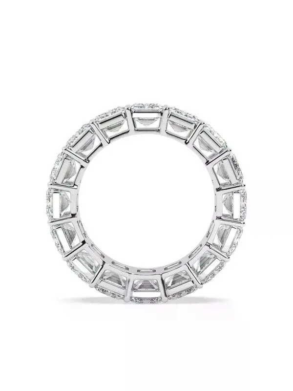 TILLA 14k White Gold Lab Grown Diamond Band Ring