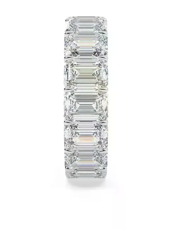 TILLA 14k White Gold Lab Grown Diamond Band Ring