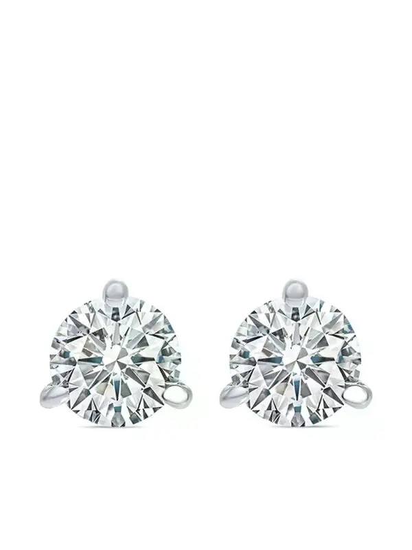 TILLA 14k White Gold Diamond Stud Earrings
