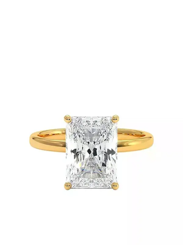 TILLA 14k Yellow Diamond Solitaire Ring - Gold
