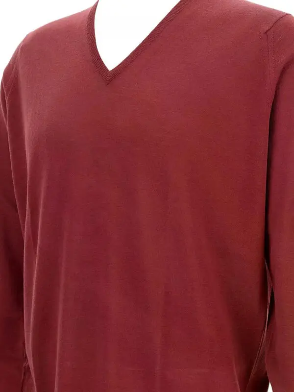 John Smedley Long-sleeve V-neck Sweater