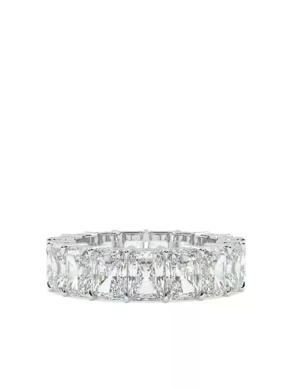 TILLA 14k White Gold Diamond Eternity Ring