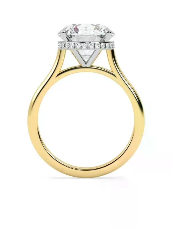 TILLA 14k Yellow 4.0 Ct Diamond Solitaire Ring - Gold