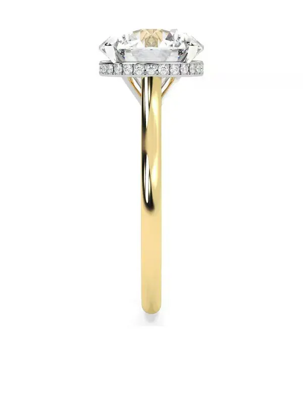 TILLA 14k Yellow 4.0 Ct Diamond Solitaire Ring