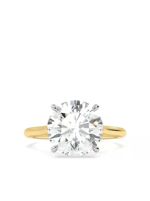 TILLA 14k Yellow 4.0 Ct Diamond Solitaire Ring