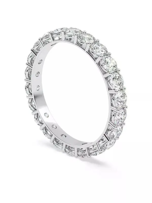 TILLA 14k White Gold Diamond Eternity Ring