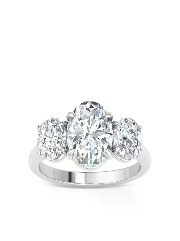 TILLA 14k White Gold Lab-grown Diamond Ring - Silver
