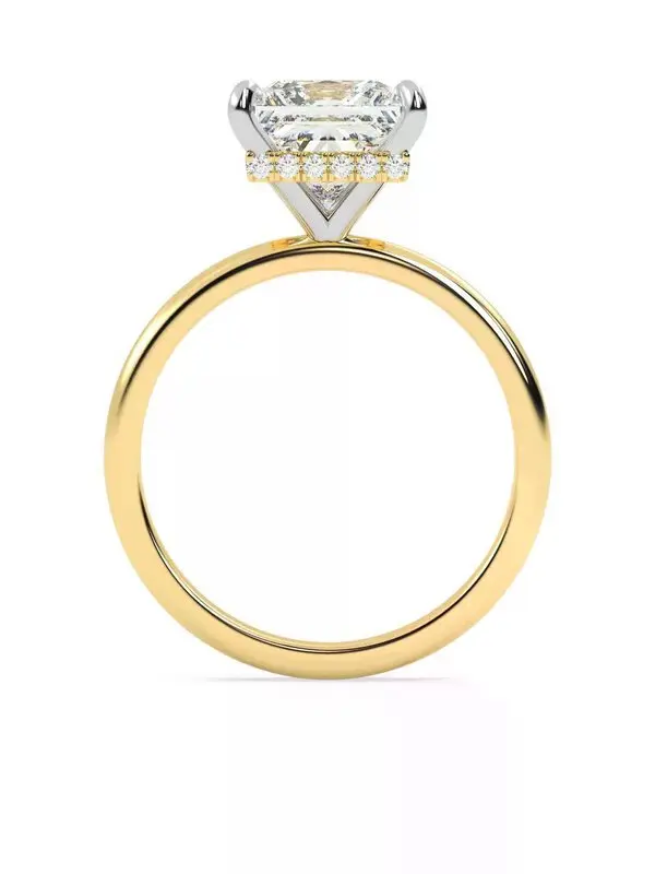 TILLA 14k Yellow Lab-grown Diamond Solitaire Ring